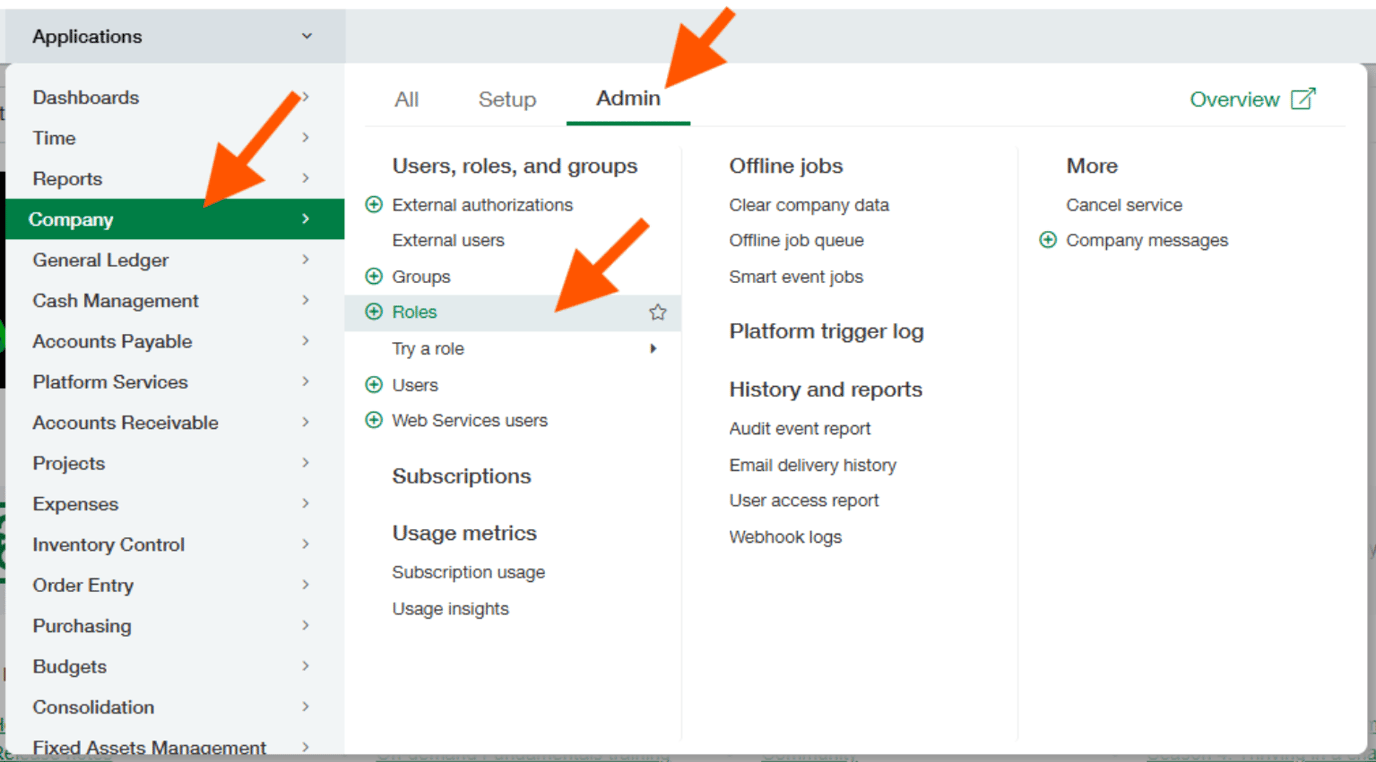 Use Chaser with Sage Intacct