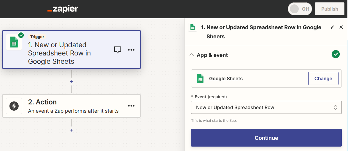 How to connect Chaser with Zapier using spreadsheets