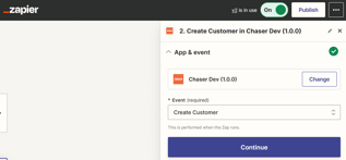 How to connect Chaser with Zapier using spreadsheets