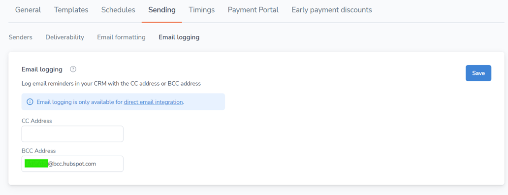 Log emails in HubSpot