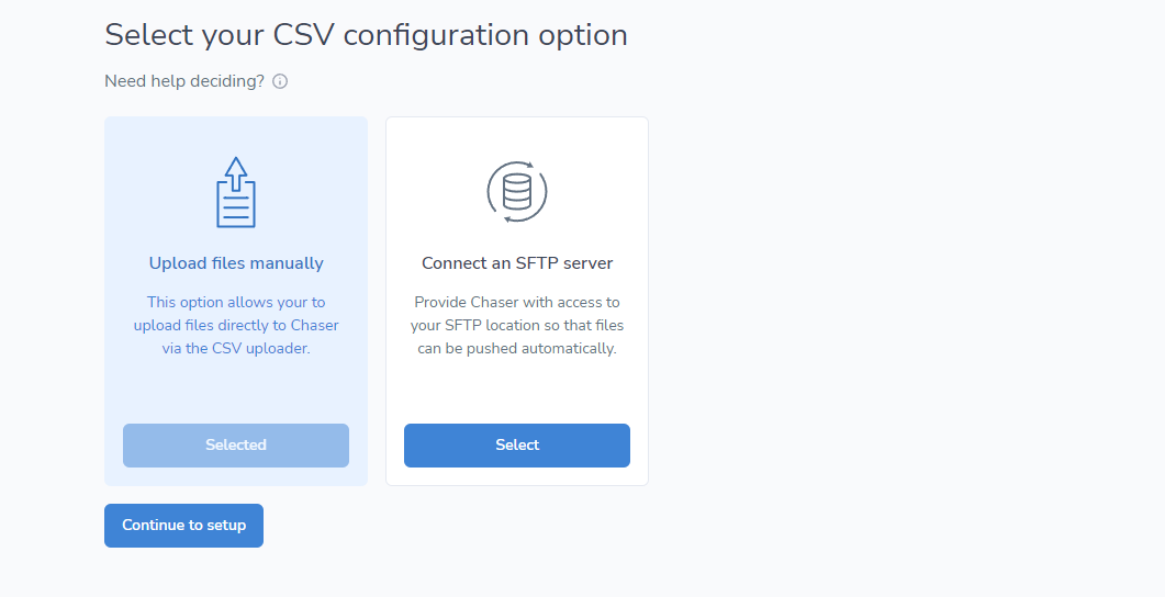 Import and sync your data using the CSV Integration